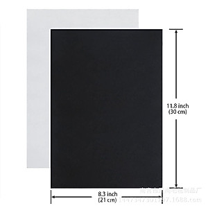 RZJZGZ Adhesive Felt Sheet Black Felt 8.3x11.8in 1mm Fabric Adhesive Sticky Back Felt Sheets for Art and Craft Making (5PCS)
