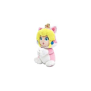 Peach CAT PELUCHE with Hand Magnets 19CM /12