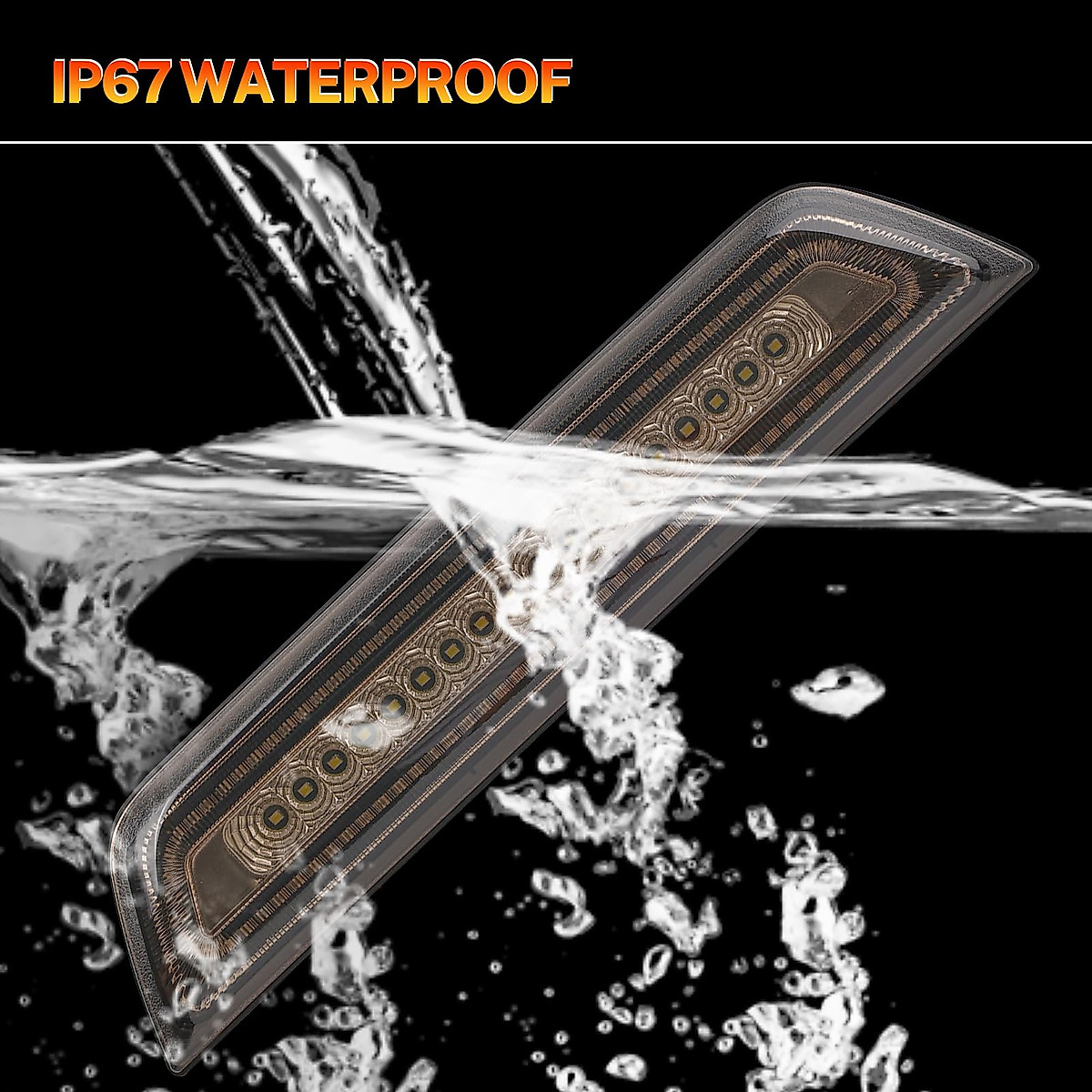 AUTOXBERT Third 3rd Brake Light for 2016-2023 Toyota Tacoma 2016 2017 2018 2019 2020 2021 2022 2023 Limited SR SR5 TRD Waterproof LED High Mount Stop LED Third Brake Light(For Double Cab ONLY)