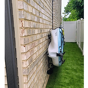 Onefeng Sports 80LBS Kayak Wall Hanger Wall Mount Kayak Storage Rack Swivel Rack Design Help You to Save The Garage Space - Extends 17” from Wall Suitable for Any Sized Kayaks,Canoes Boat