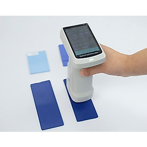 HFBTE Spectrophotometer Ultra-high Repeatability Accuracy Colorimeter Paint Coating Printing Textile Color Difference Test Instrument with Measuring Aperture Φ8mm Illumination Aperture Φ11mm D/8 SCI