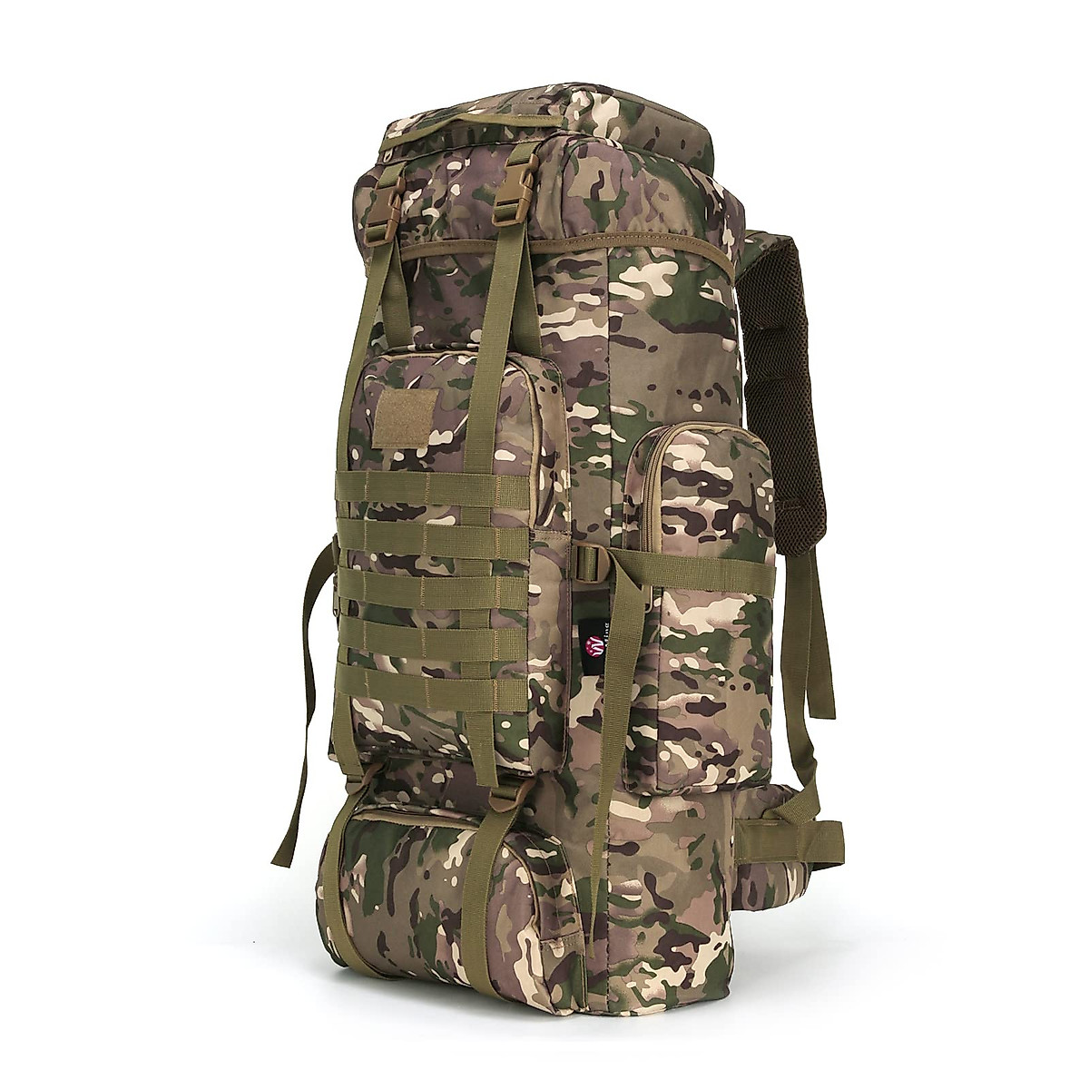 W WINTMING Hiking Backpack for Men 70L/100L Camping Backpack Military Rucksack Molle 3 Days Assault Pack for Climbing