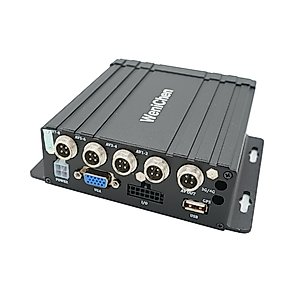 WeniChen Mini 4CH Mobile 960P DVR Realtime Video/Audio Surveillance Recorder with Remote Controller Encrption for Bus Car Vehicle, Support SD Card up to 128GB