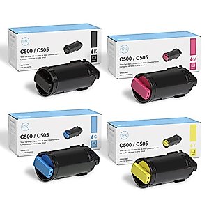 VersaLink C500/C505 Standard Capacity Toner Bundle- Utye C500 Color Set Toner Cartridge Replacement for Xerox C500 C505 C500N C500DN C505N C505DN Printer(4 Pack, Black/Cyan/Magenta/Yellow)