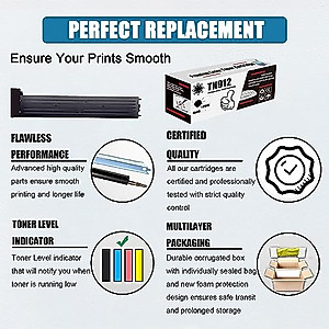 RIOMAN TN912 Toner Cartridge High Yield Replacement Compatible for Konica Minolta TN912 Toner Cartridge (with Chip) Work for Konica Minolta Bizhub Pro 958 Printer