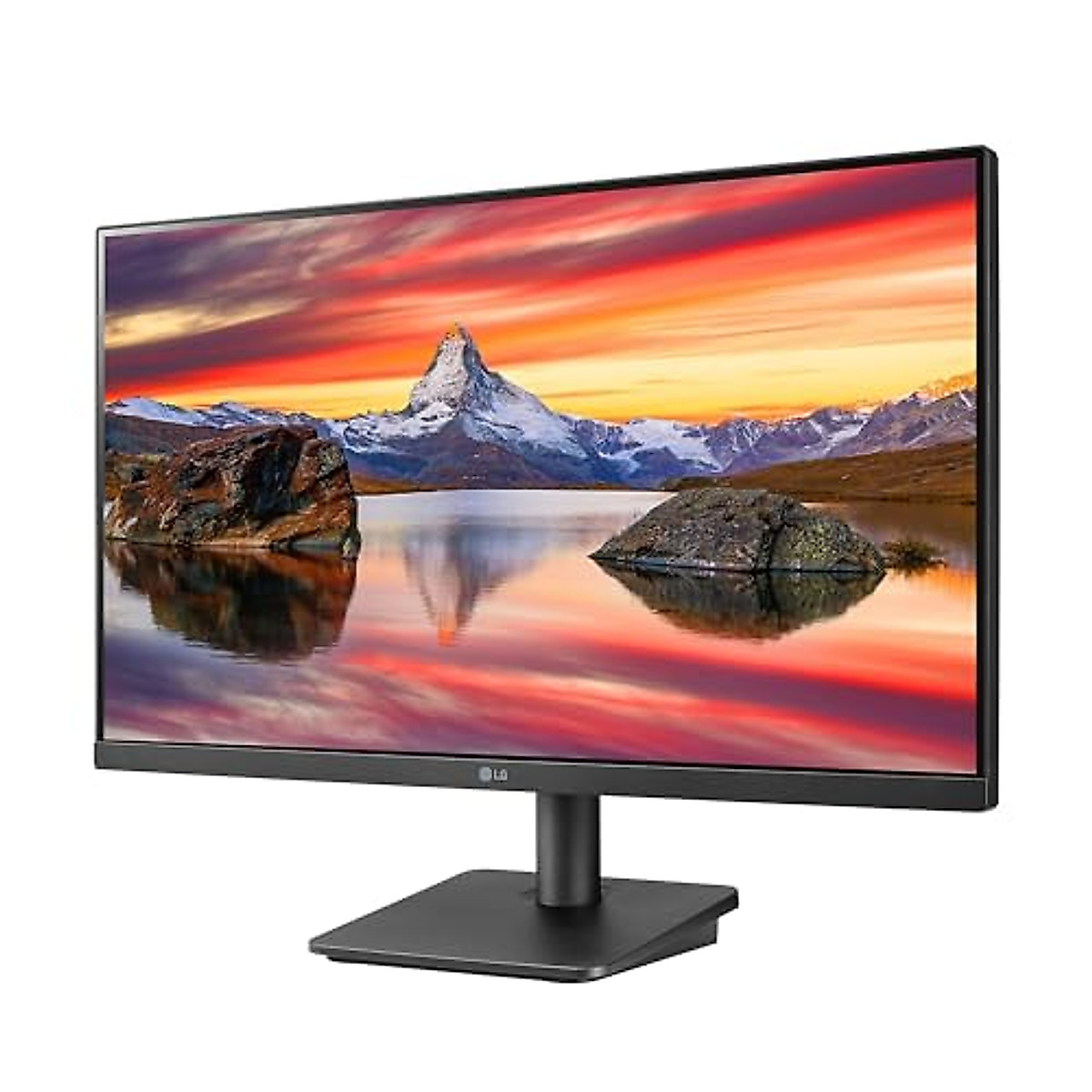 LG 24MP400-B 24” Full HD (1920 x 1080) IPS Display with 3-Side Virtually Borderless Design, AMD FreeSync and OnScreen Control – Black (Renewed)