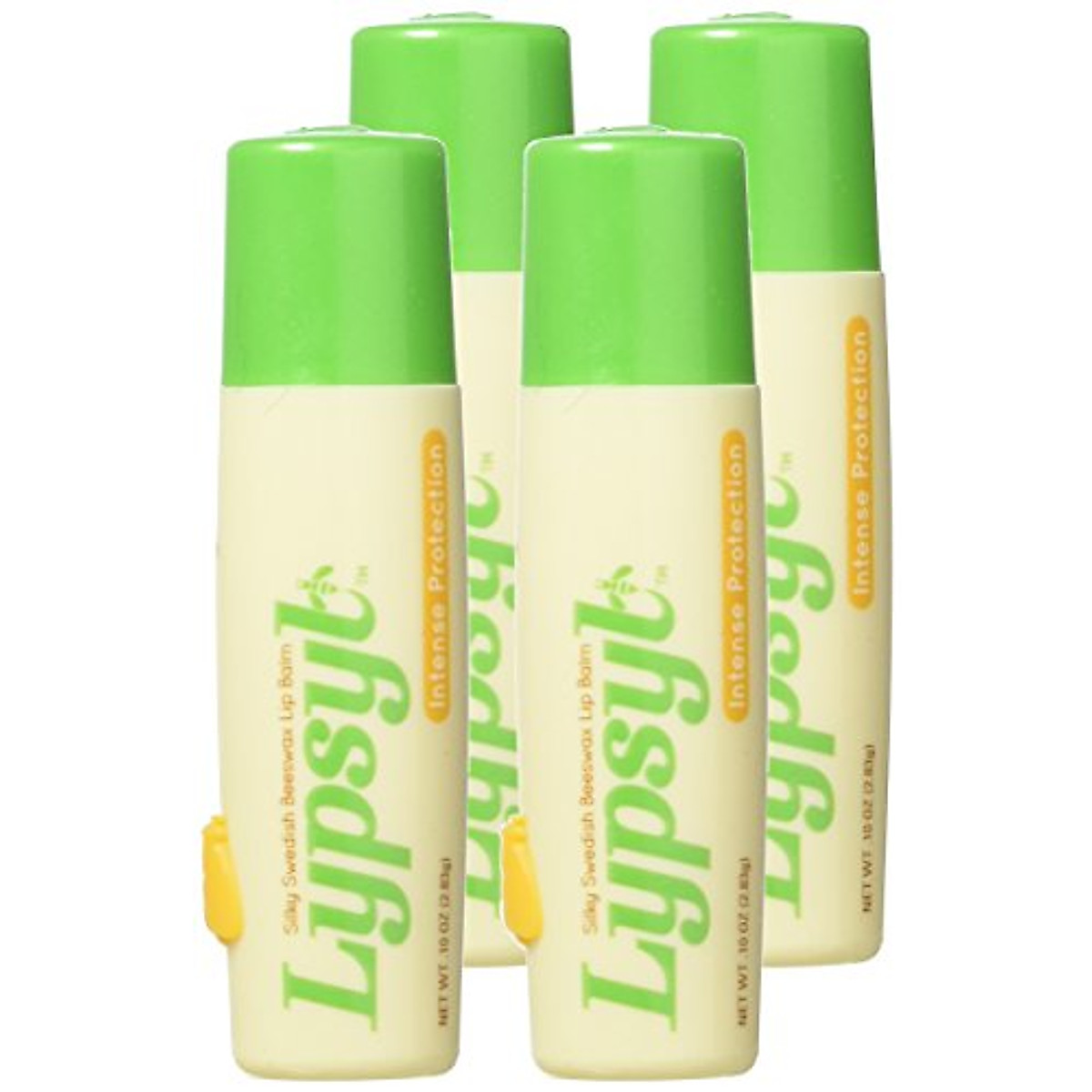 Lypsyl Intense Protection Original Mint, Lip Balm, 0.10 Ounce (Pack of 4)