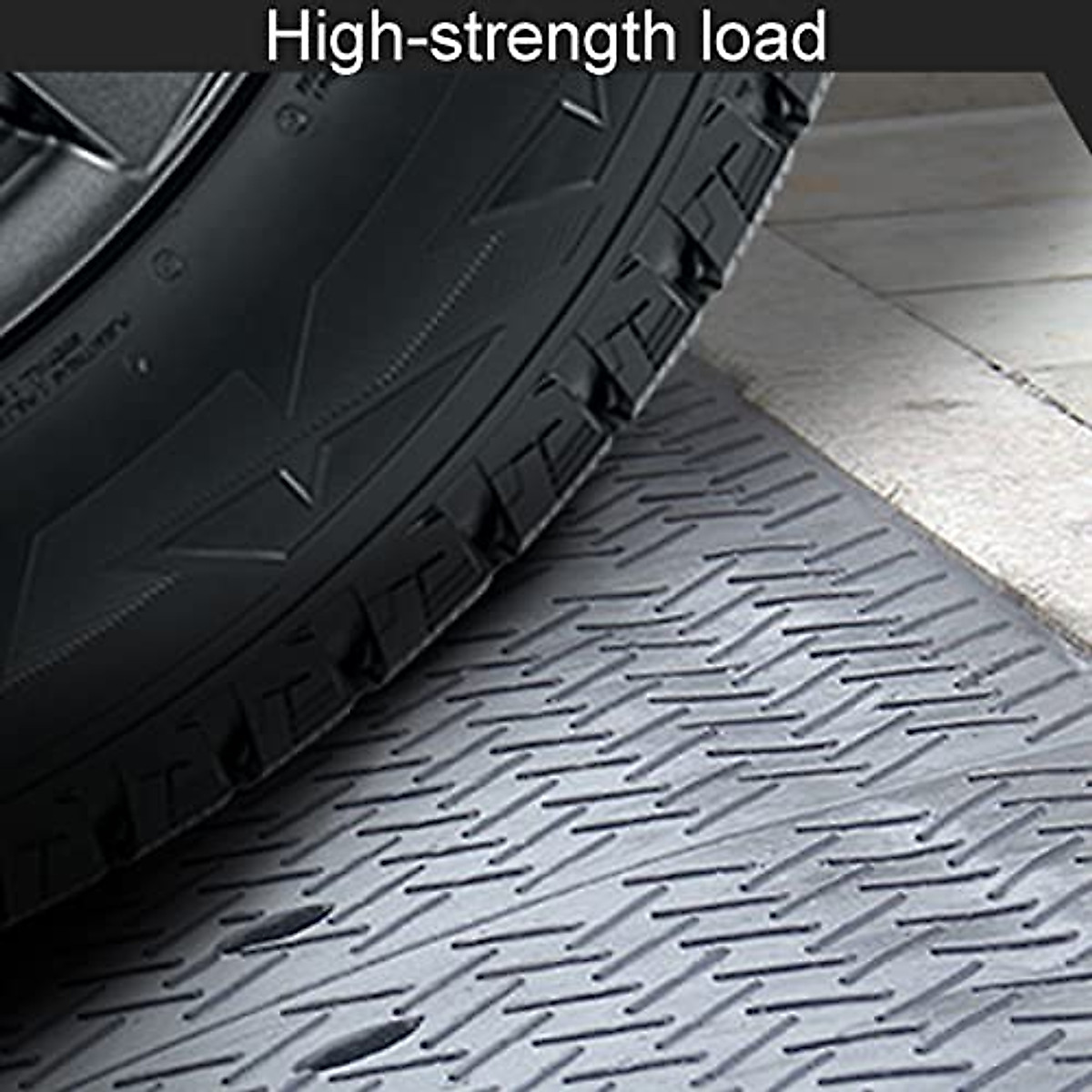 Rubber Curb Ramp, Heavy-DutyCapacity Threshold Ramps, Duty Door Step Ramp For Wheelchairs, Mobility Scooters And Power Chairs, Driveway Curb Ramp With Slip-Resistant ( Size : 50*100*19cm(19.6*39.3*7.4