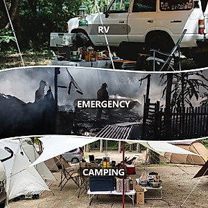 OUPES 1200W Solar Generator with 200w Panels Included, 992Wh Lifepo4 Power Station 3 x 1200W AC Outlets, Best for Camping Home Use, Power to RV/Van Trip