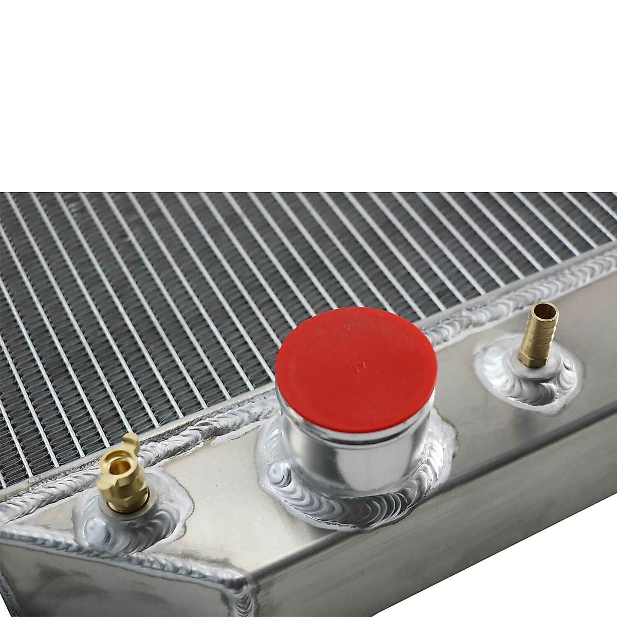 EGINCOOLER 3 Row Core Aluminum Radiator for 1966-1979 Ford F100 F150 F250 F350 Pickup Truck Bronco L6 V8 Engines 1967 1968 1969 1970 1971 1972 1973 1974 1975 1976 1977 1978