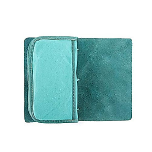 OLD TREND Leather Clutch Nomad Organizer Wallet (Aqua)