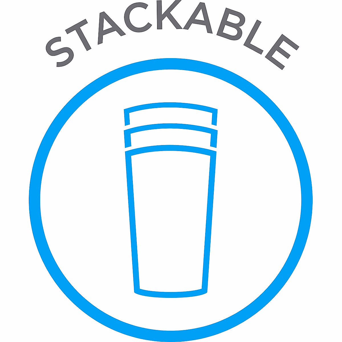 Libbey Stack It Medium Glass Storage Containers with Lids, Set of 4