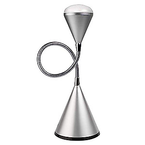 OttLite LED Cone Desk Lamp, Silver