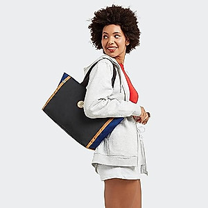 Kipling Nalo Tote Bag Bla Blue Beige