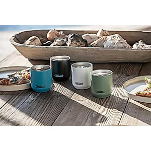 CamelBak Horizon 10oz Rocks Tumbler - Cocktail Glass - Insulated Stainless Steel - Tri-Mode Lid - Moss