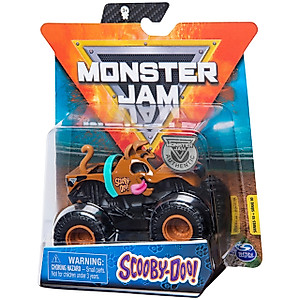 Monster Jam, Official Scooby Doo Truck, Die-Cast Vehicle, Ruff Crowd Series, 1:64 Scale
