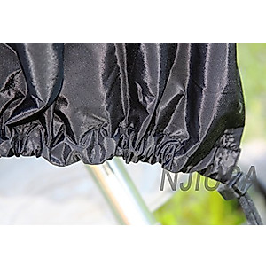 NJIUSA BBQ Grill Cover fits Weber Smokey Joe Silver Serving IndoorOutdoor Round 14"-15"