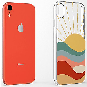 Casely iPhone XR Case | Here Comes The Sun | Cute Colorblock Sunset Case