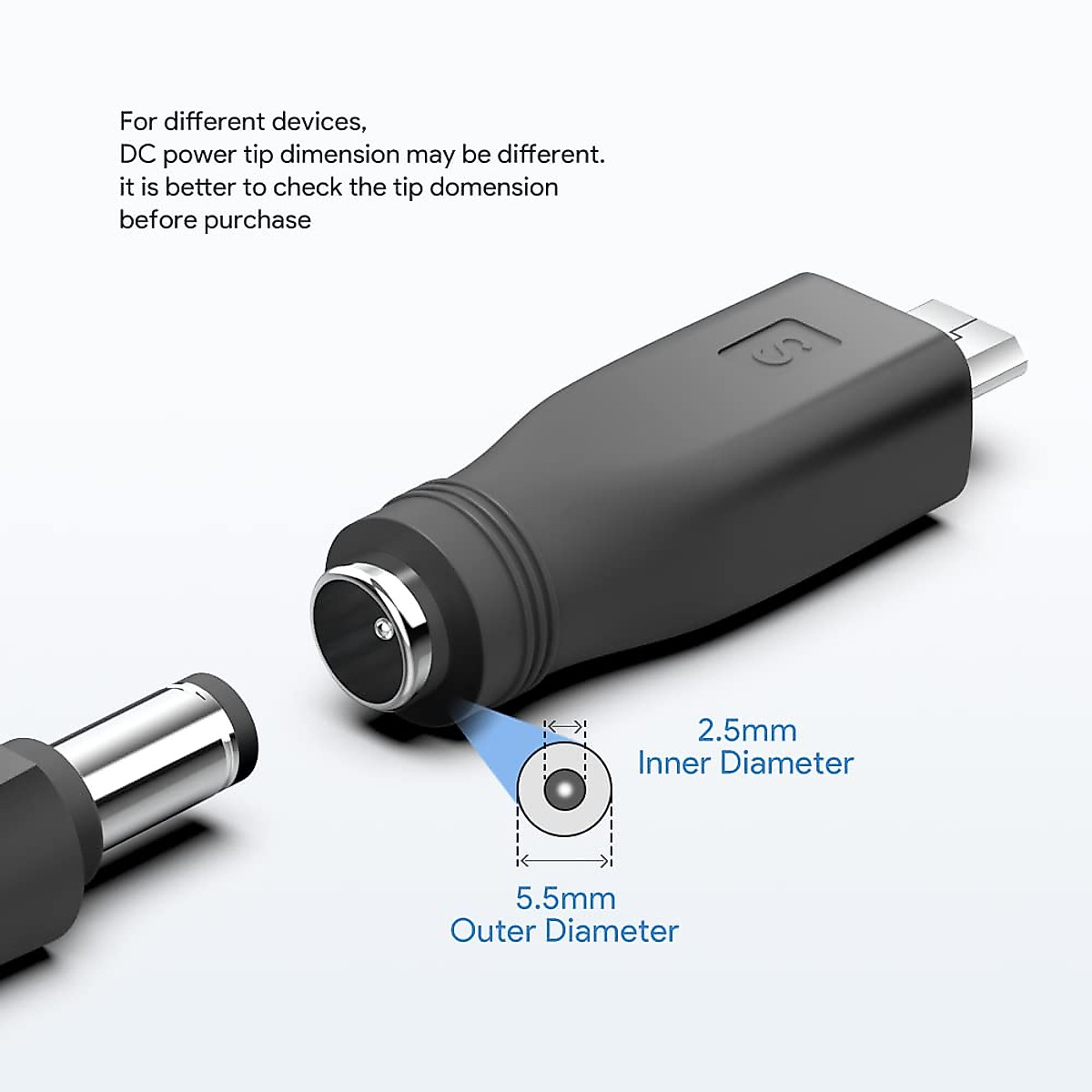 TAIFU USB TO 12V Power Cord/Adaptor Supply Cable 9 Tip Plug for Led Flexible Light Strip, Switch, Router, Surveillance, CCTV Wireless IP Camera, LED, Car baby monitor cordless phone base Power Adapter