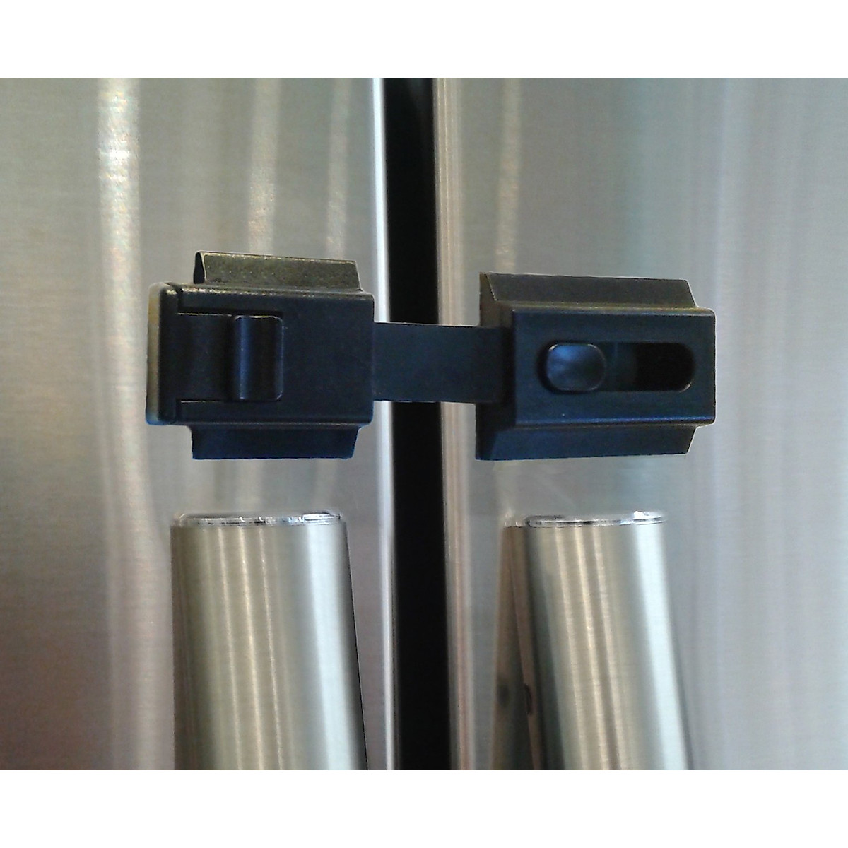 The Guardian Refrigerator Lock for Any Home Appliance, Used for Infants, Special Needs Children and Dementia Patients (Black) - One Lock