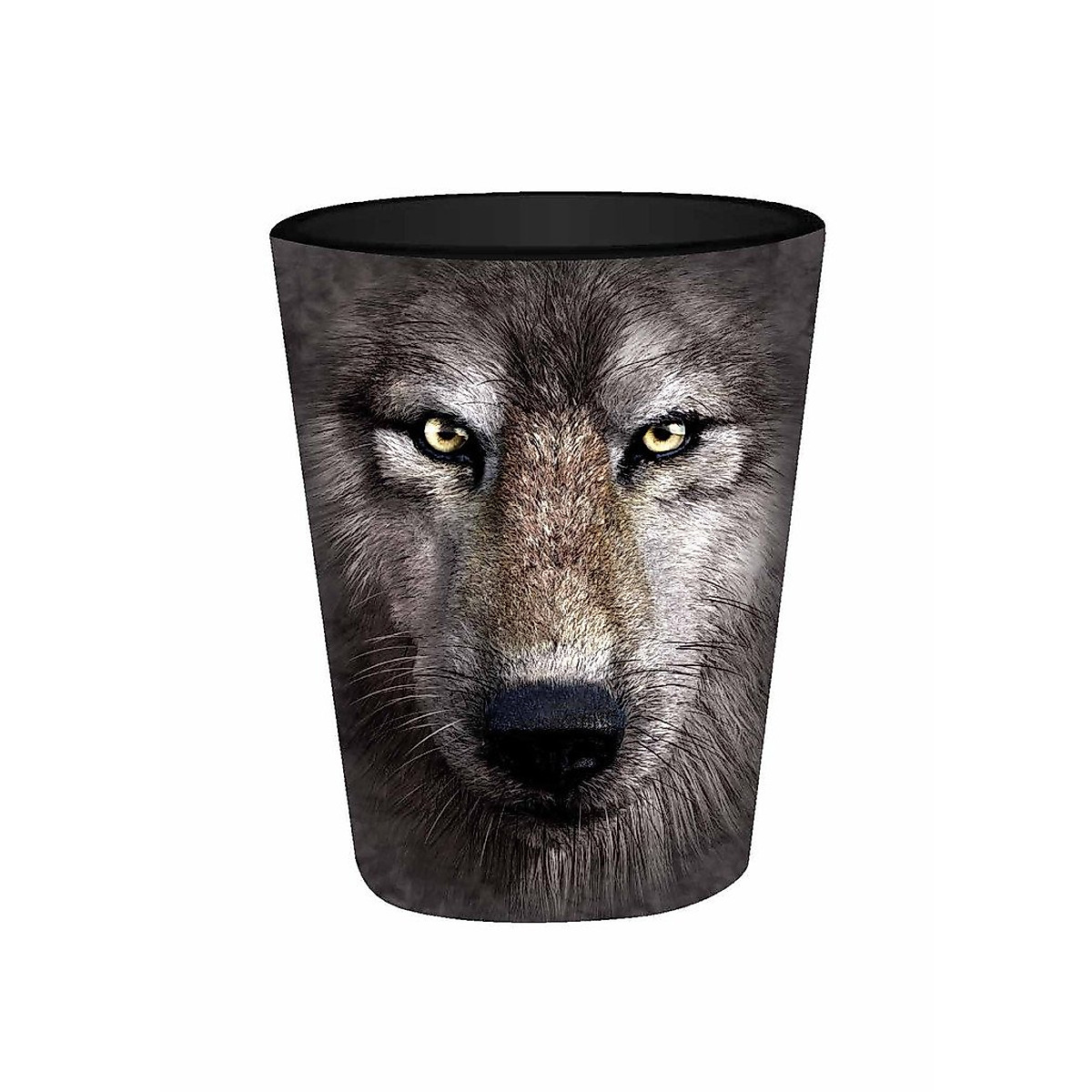 JUST FUNKY Wolf Face 2oz Shot Glass