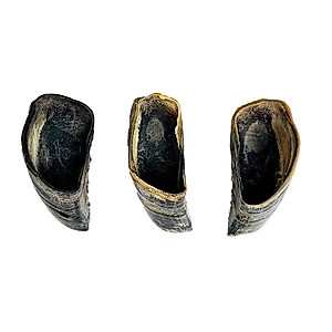 Best Dog Chews Cow Hooves - 100% Natural Delicious Protein Long Lasting Dog Treats Great Alternative to Bully Sticks or Rawhide, Dental Chew for Small, Medium, Large Breeds and Puppies (6 Count)