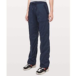 Lululemon Athletica Dance Studio Pant III Lined Sz 10 (True Navy)