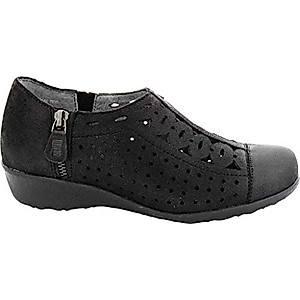 Drew Shoe Merlin Women's Therapeutic Diabetic Extra Depth Shoe: Taupe/Dusty Leather 9 Medium (B) Zipper