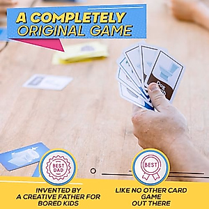 It's Not Poop - Fun Family Card Guessing Game for Kids and Adults, Ideal for Game Night, Camping, Travel and More, for 2-8 Players, Ages 8 and Up