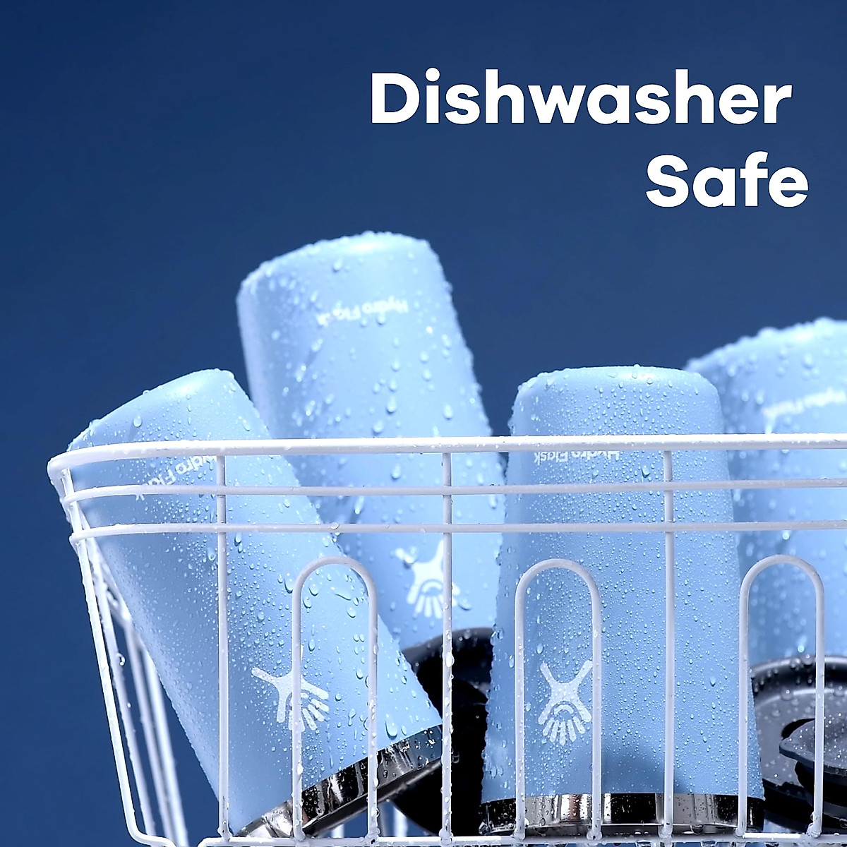 Hydro Flask Stainless Steel 16 OZ All Around Tumbler Indigo, Dishwasher Safe