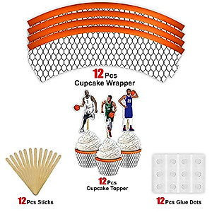 Seyal® Basketball Cupcake Wrapper