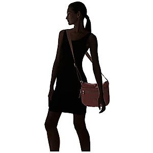 Kipling Womens WomenÂ’s Arto Crossbody Bag, Lightweight Everyday Purse, Casual Nylon Shoulder Bag, Mahogany, 11.5 L x 10.25 H 1.5 D US