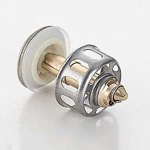 LMMDDP Basin Up Drain Filter Universal Wash Basin Bounce Drain Filter Sink Drain Vanity Stopper Up Drain Filter Bathroom Use