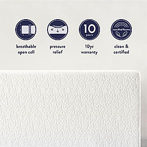 Best Price Mattress 8 Inch Queen Mattress Bed-In-A-Box, Green Tea Memory Foam