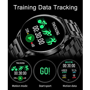 Smart Watches for Men Women Bluetooth Call Dial Waterproof Smartwatch Sports Fitness Watch Calories Steps Counter Mileage for Android iOS