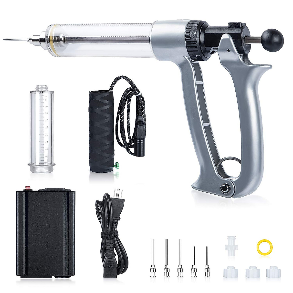 Crossing Upgrade Cartridge Filling Machine 50ml Capacity Handheld semi Automatic Heating cart Filler Gun with Two Tubes