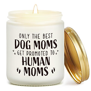 Best Expecting Mom Gifts,New Mom Gifts for Pregnant Women,Funny Dog Mom Pregnancy Gift for New Mom,First Time Mom Gifts,Mothers Day Gifts for New Mom,Mom to Be Gifts with Lavender Scented Candle