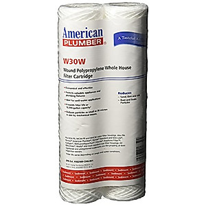 American Plumber W30W Whole House Sediment Filter Cartridge (2-Pack)