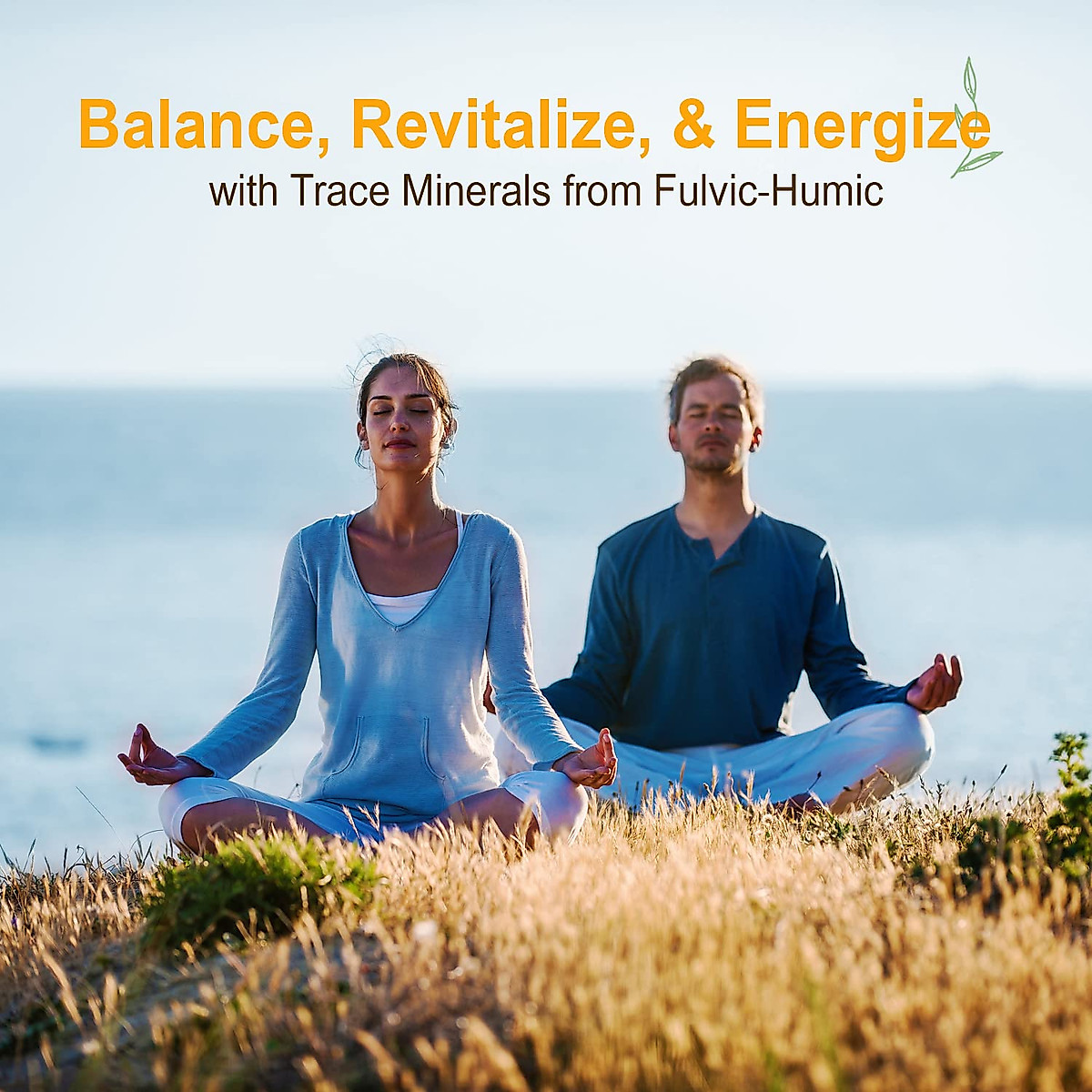 Vital Earth Minerals Fulvic Humic Mineral Blend Liquid 2-Pack – Fulvic Acid Supplement with 70+ Trace Minerals, Electrolytes for Recovery, Balance & Energy, 32 Oz Ea + 1 Oz Cup Ea