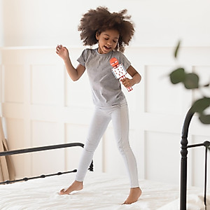 IJO Handheld Bluetooth Karaoke Microphone-Birthday Fun Singing Toys for Kids Age 3 4 5 6 7 8 9 10 Years Old Girls and Boys(Rose Gold)