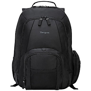 Targus Laptop Backpack for Laptops up to 16-inches Water Resistant Travel Backpack for Business Commuters School Bag College Computer Backpack for Men/Women Large Backpack Travel Gifts, Black (CVR600)