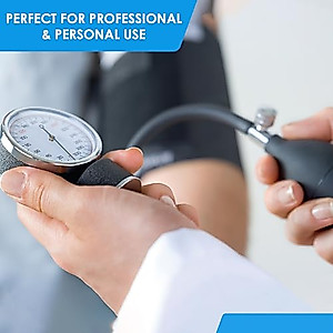 PrimaCare DS-9192 Classic Series Adult Size Professional Blood Pressure Kit with Aneroid Sphygmomanometer, Latex-Free, Inflation System