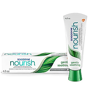 Sensodyne Nourish Gently Soothing Sensitive Toothpaste for Sensitive Teeth and Cavity Prevention - 4 oz