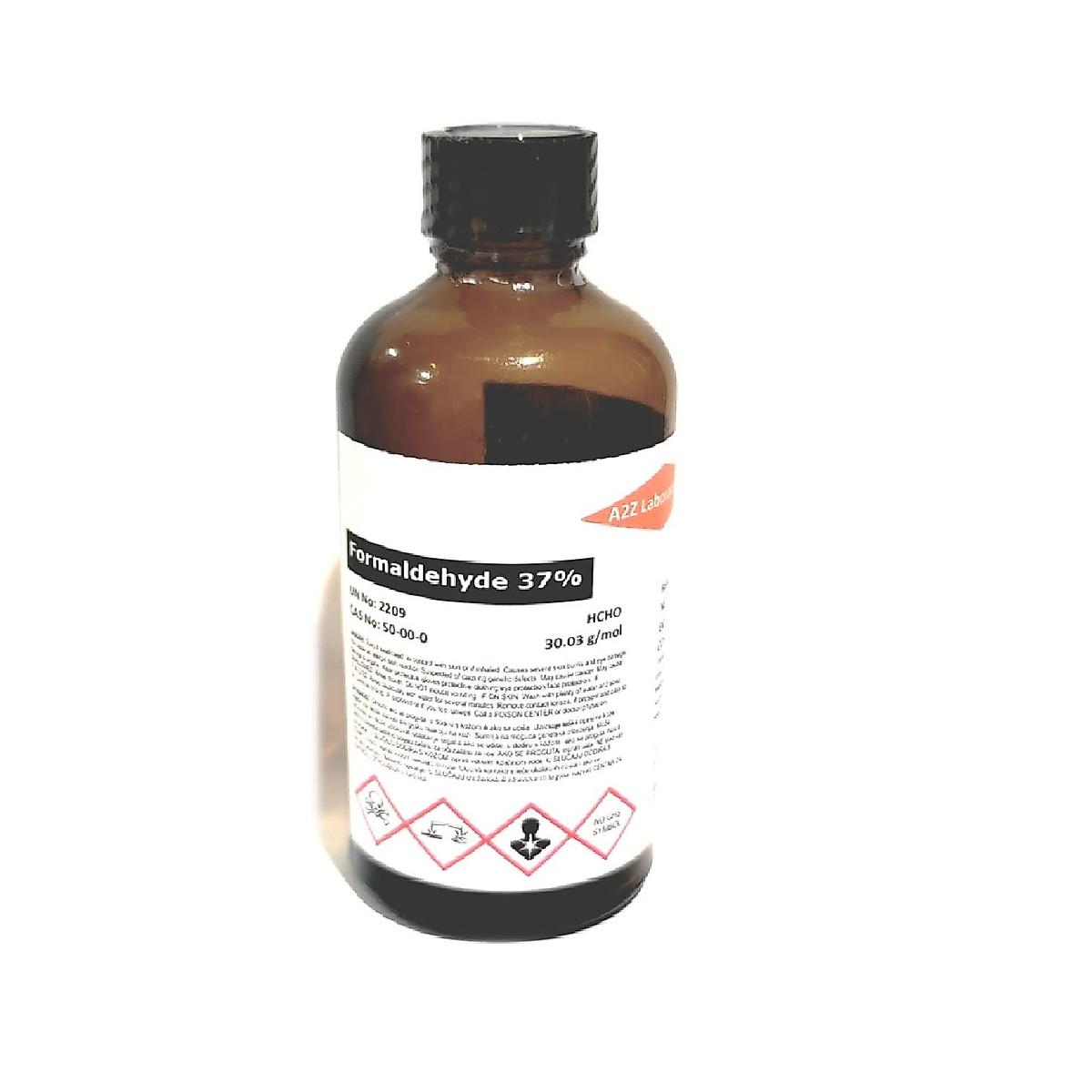 A2Z Lab/Formaldehyde 37% / High Purity / 120ml (4oz) Glass Bottle/Made in USA/Same Day Ship