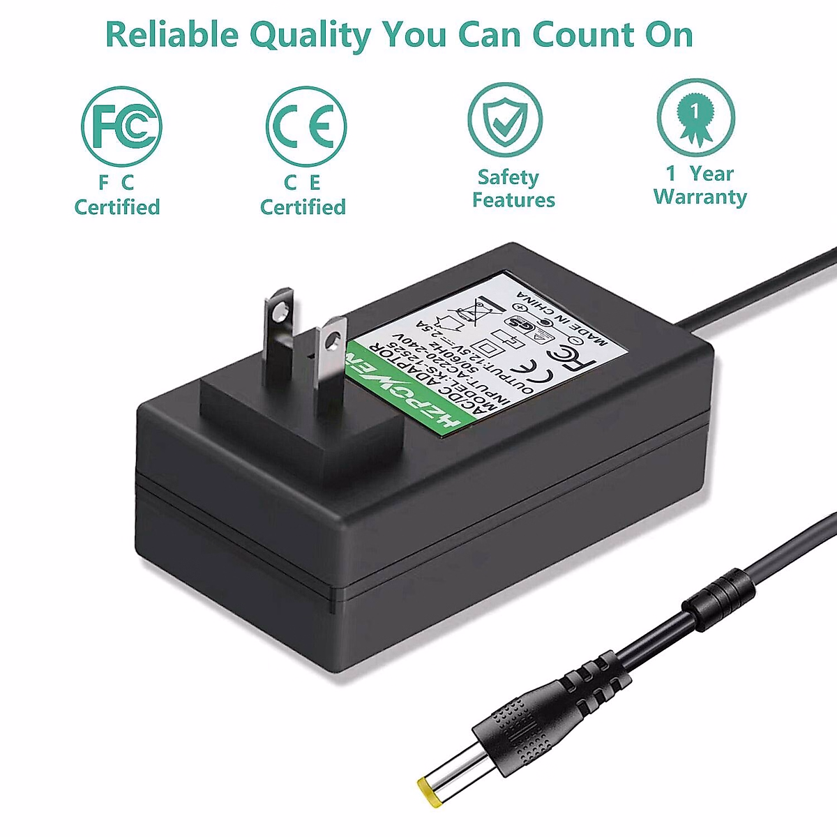 New AC Adapter for Elmo TT-12 TT-12ID TT12 TT12ID TT-02 9419 TT-02s Projector Interactive Document Camera #1331 P/N : Elmo 5ZA0000104C Power Supply Cord Cable PS Wall Home Battery Charger 12V