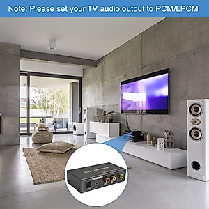 Tohilkel 192KHz Multi Function Audio Converter, HDMI ARC or Toslink (Optical,SPDIF) or Coaxial to 3.5 mm Jack Stereo R/L Toslink (Optical,SPDIF) Coaxial, Support Multi Ports Output Simultaneously