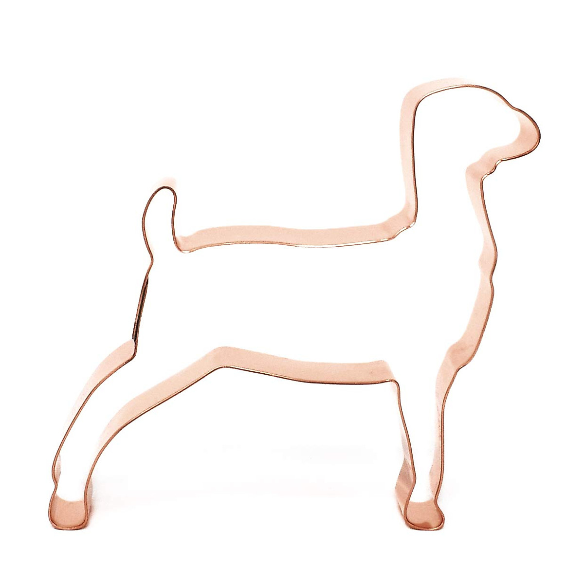 Boer Goat Farm Animal Cookie Cutter 3.75 X 4 inches - Handcrafted Copper Cookie Cutter by The Fussy Pup