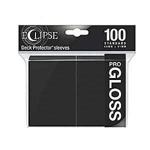 Ultra Pro E-15601 Eclipse Gloss Standard Sleeves (100 Pack) -Jet Black