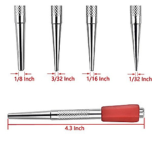 Xage 4 Pieces Nail Punch Set Tool for Woodwork