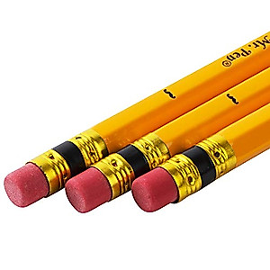 Mr. Pen- Pencils with Sharpener and Eraser, 24 Pencils, 2 Metal Pencil Sharpeners, 2 Erasers, Pencils and Sharpener, Pencil and Sharpener Set, School Supplies, Pencil with Sharpener, Erasers for Kids